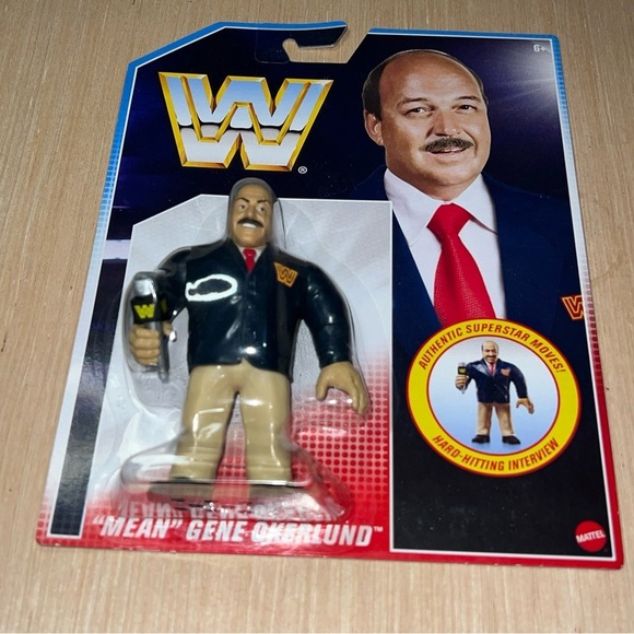 Mattel | Toys | Mean Gene Okerlund Wwe Wwf Mattel Action Figure 221 ...